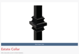 Estate Designer Square Baluster Connector - Deck Railing Balusters ...