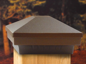 Oil Rubbed Bronze Rondi Unlit Post Cap (6 sizes)